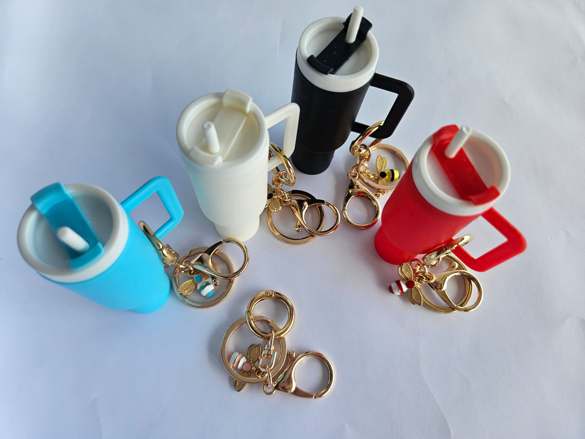 Mini Tumbler Keychain with DIY wrap – TLC Scents & Design